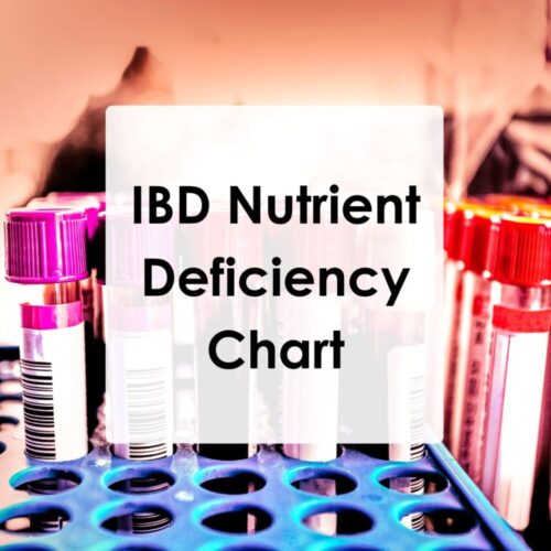 IBD Nutrient Deficiencies Chart - Eat Well Crohn's Colitis